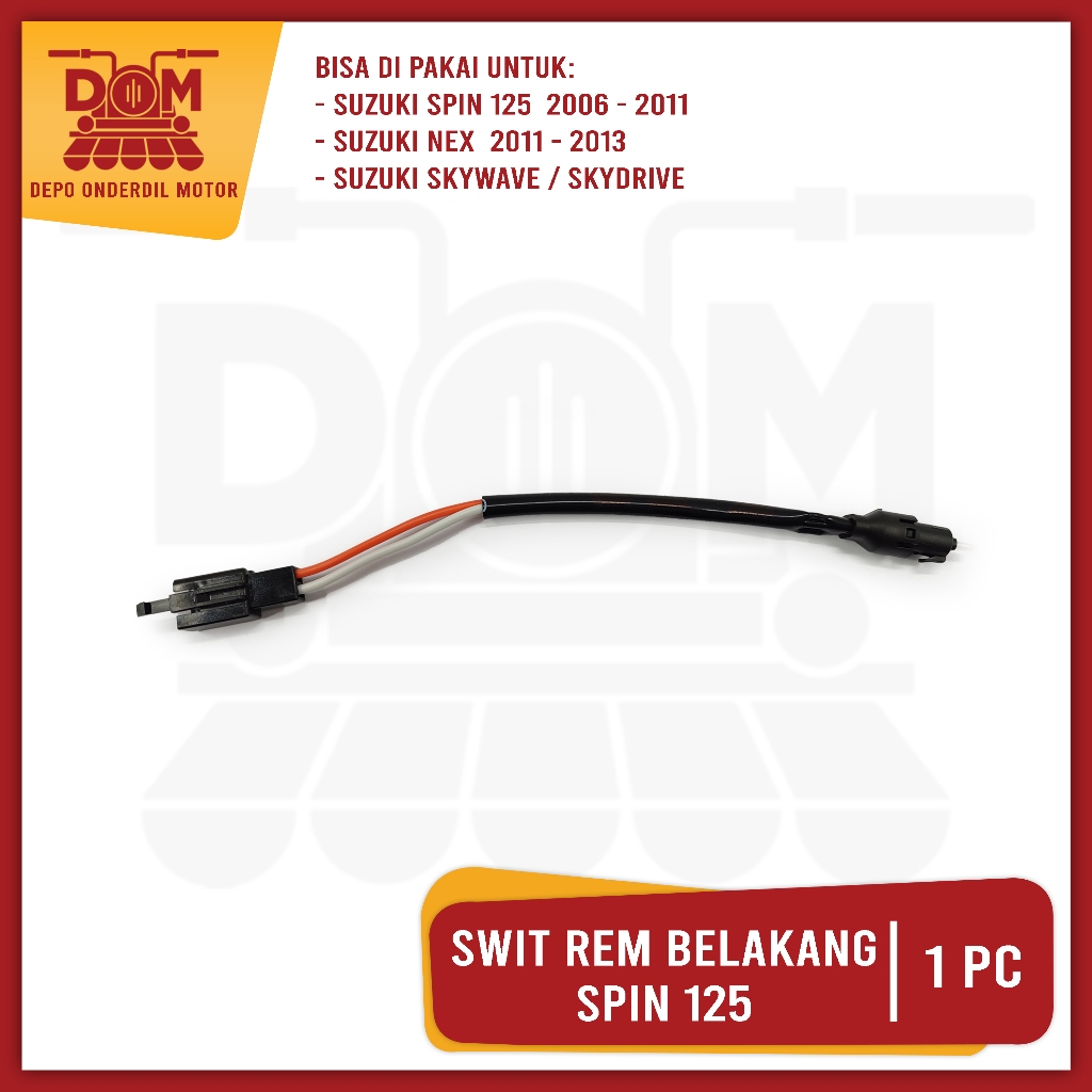 Jual Swit Rem Belakang Spin 125 Kiri (PSP) Switch Suwit Rim Brake Lampu ...