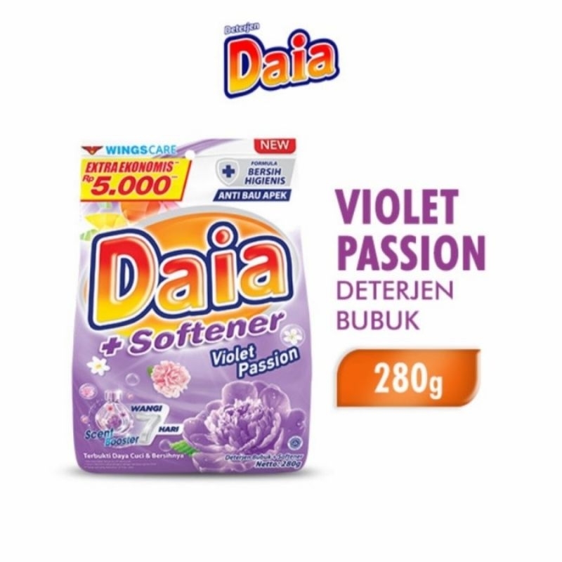 Jual Daia Softener Bubuk Violet Passion kemasan 245g | Shopee Indonesia