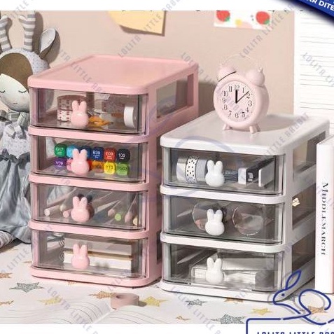 Jual HJ6 Rak Meja Laci Penyimpanan Rak Susun Makeup Storage Organizer ...