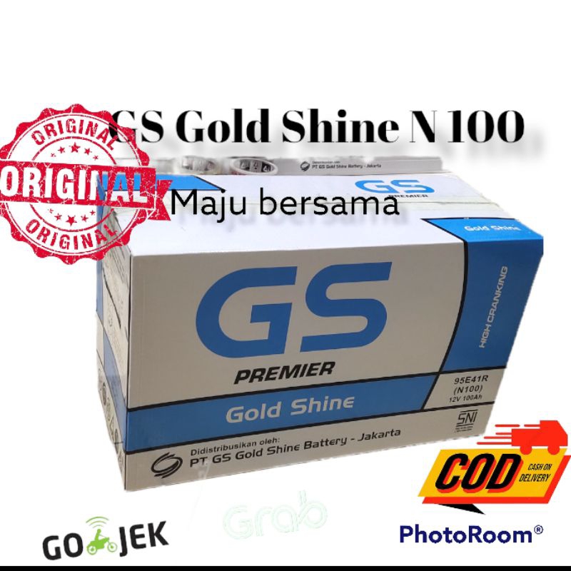 Jual Aki Mobil N100 Aki Mobil Basah Bus/Truck N100 GS Gold Shine Aki ...