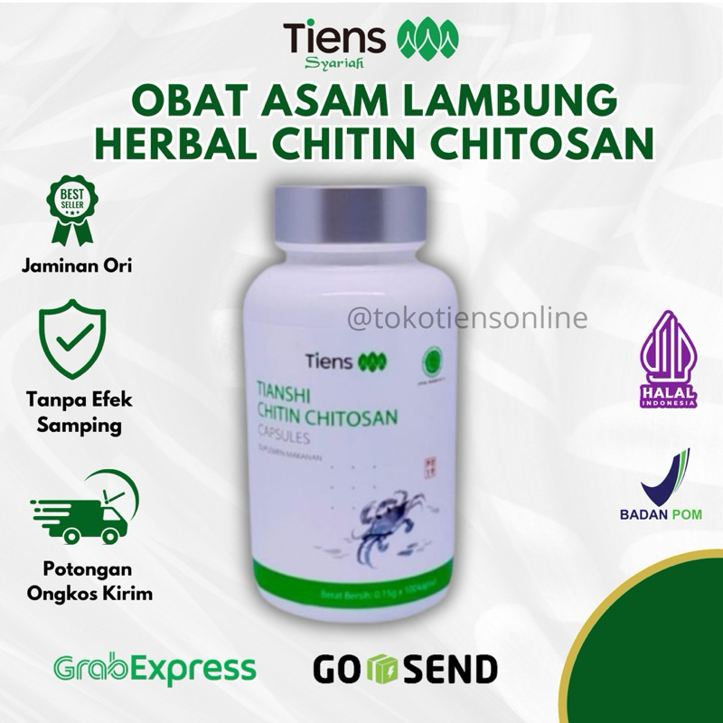 Jual Obat China Asam Lambung Chitin Chitosan Tiens Obat Asam Lambung ...