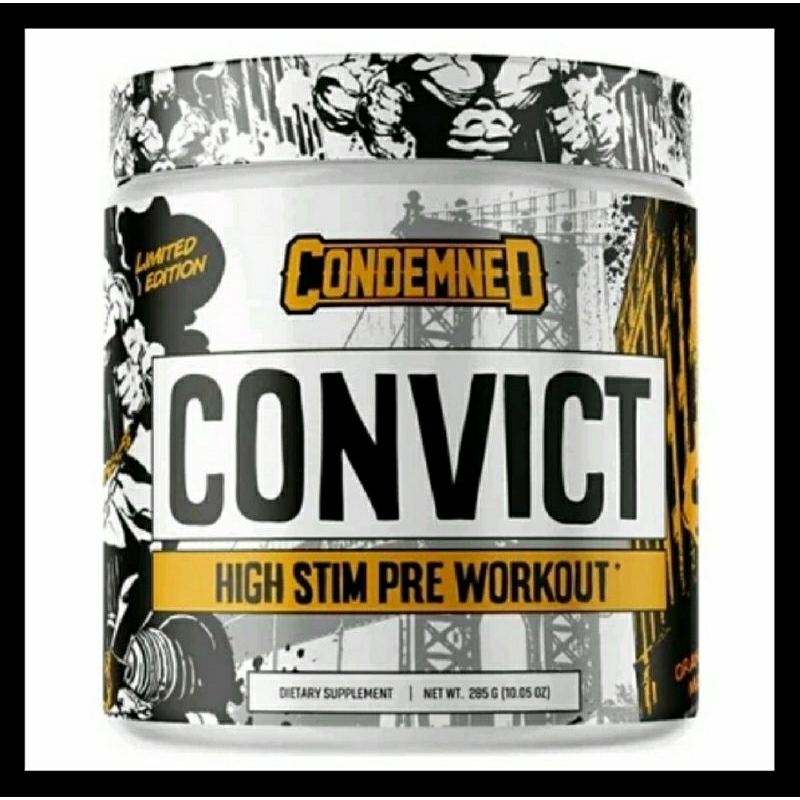 Jual Convict 50 serv Condemned Labz USA High Stim Pre Workout PWO ...