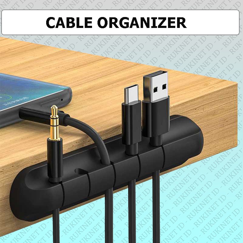 Jual Kabel Holder Organizer Clips Usb Cable Management Silicone ...