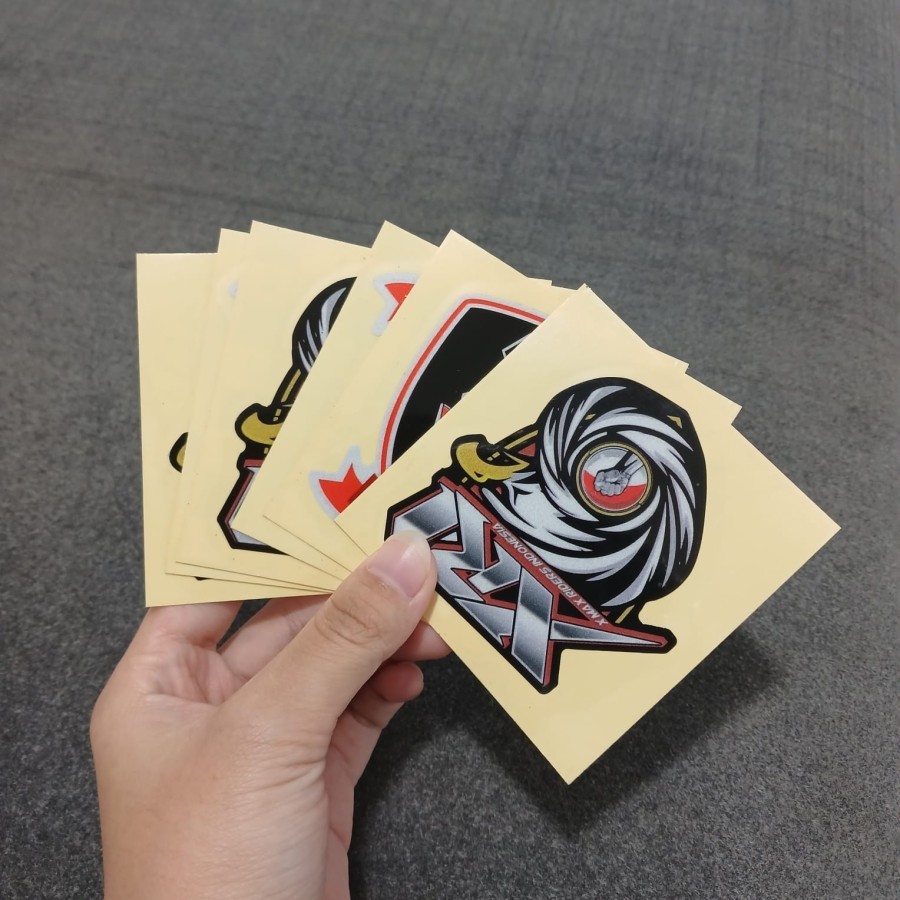 Jual Cetak Sticker Skotlet Masking Meteran Tinta ECO 8 Warna Laminasi ...