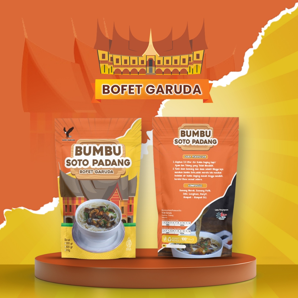 Jual Bumbu Soto Padang By Bofet Garuda 300gr | Shopee Indonesia