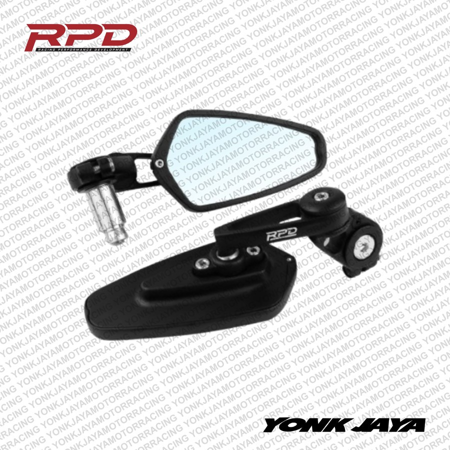 Jual SPION STANG / SPION BAR END RPD BLACK | Shopee Indonesia