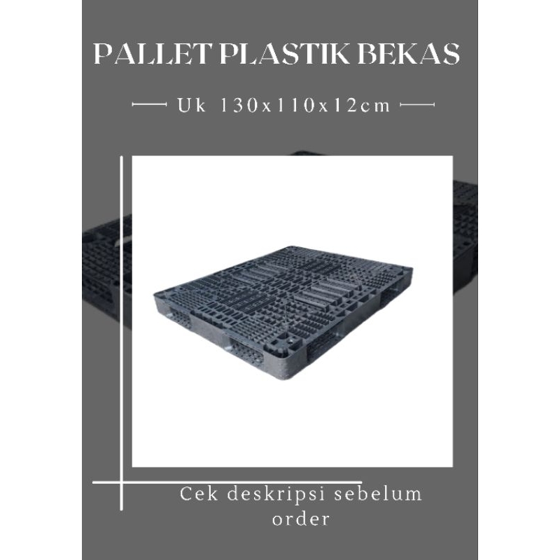 Jual PALLET PLASTIK BEKAS 130X110X12CM PALET PLASTIK BEKAS TATAKAN ...