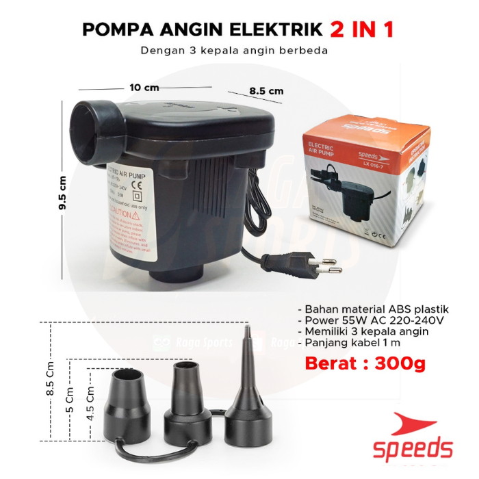 Jual Pompa Angin Gym Ball Gymball Tangan Listrik Pompa Angin Otomatis ...