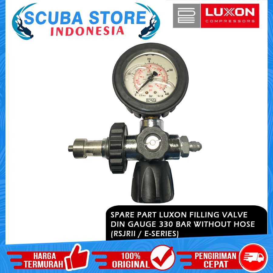 Jual Spare Part Luxon Filling Valve Din Gauge 330 Bar w/o Hose ...