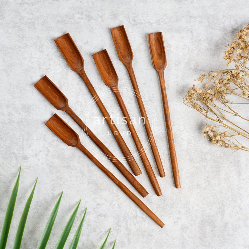 Jual Sahasya - Sendok Unik Kayu Jati / Sendok Bumbu Kayu Jati / Sendok ...
