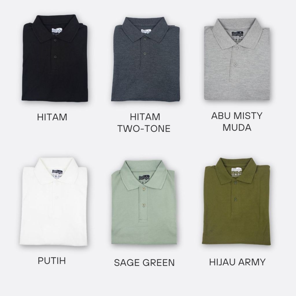 Jual [PREMIUM Cotton CVC] Custom Kaos Polo, Sablon Polo Shirt Satuan ...
