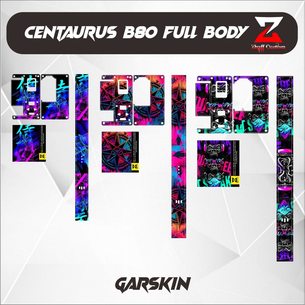 Jual ACCESORIES GARSKIN CNTRSB80 FullBody Sticker Garskin Anti Luntur ...