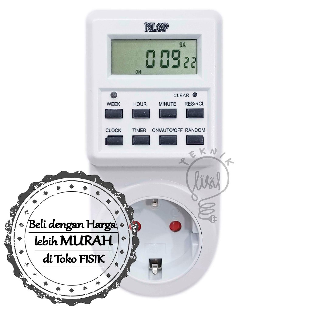 Jual [LISIL TEKNIK] [GROSIR] COLOKAN STOP KONTAK TIMER DIGITAL KITANI ...
