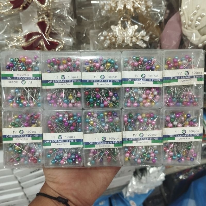 Jual JARUM PENTUL ISI 10 BOX KECIL JARUM PENTUL HIJAB ORIGINAL | Shopee ...