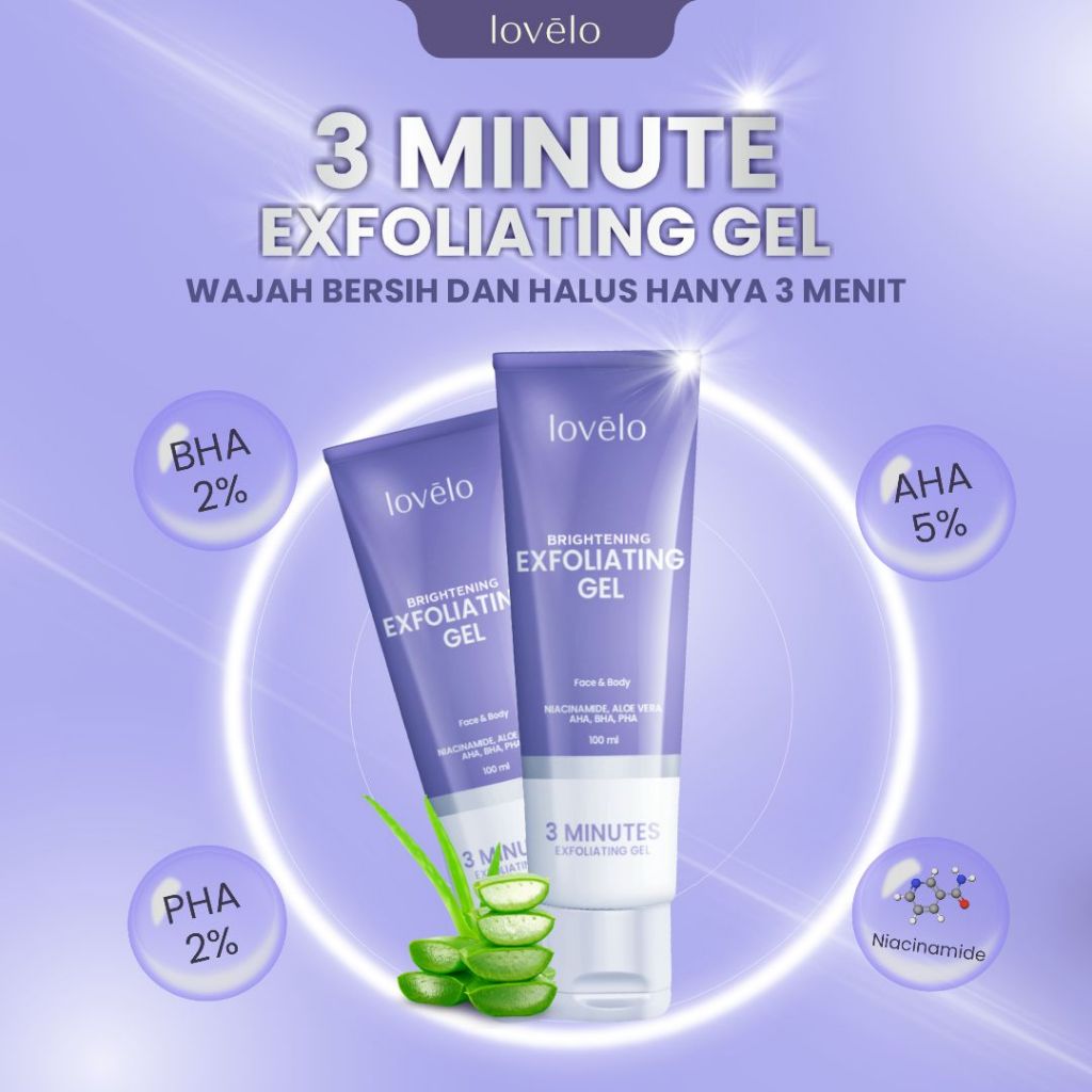 Jual LOVELO - Brightening Exfoliating Gel | Shopee Indonesia