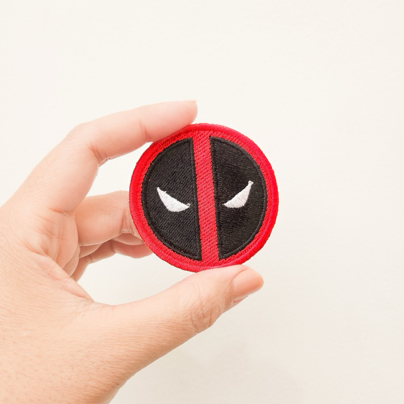 Jual BORDIR PATCH SUPERHERO / DEADPOOL / IRON & SEW PATCH MAN HEROES ...