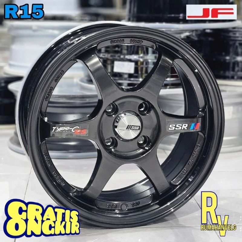 Jual velg mobil ring 15 SSR TYPE C LEBAR 6,5 ET 42 velg mobil racing ...