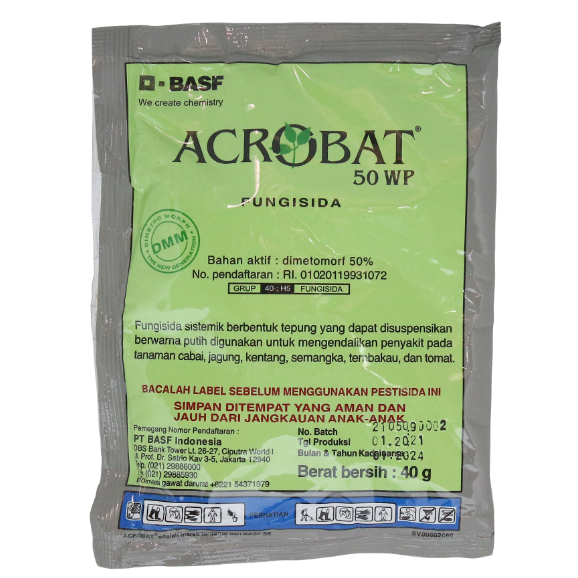 Jual Acrobat 50WP 40gr Fungisida Obat Jamur Tanaman Jagung Cabai ...