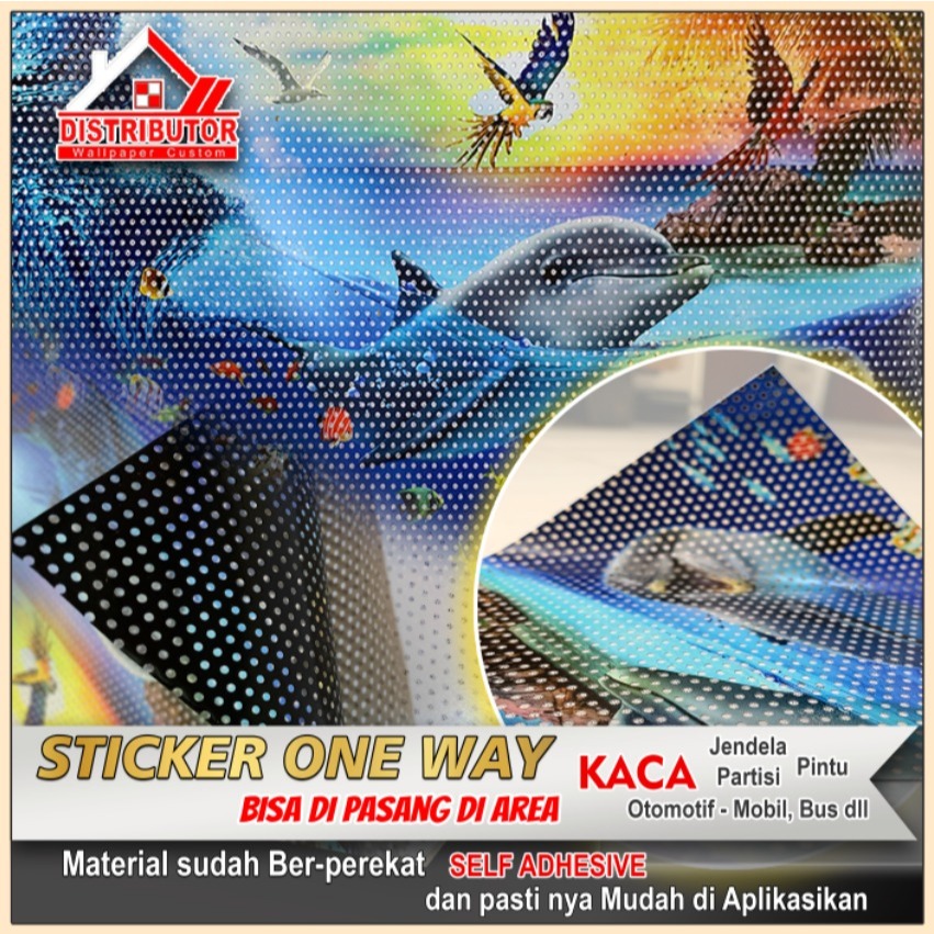 Jual Sticker oneway custom 3D | sticker oneway request gambar | stiker ...