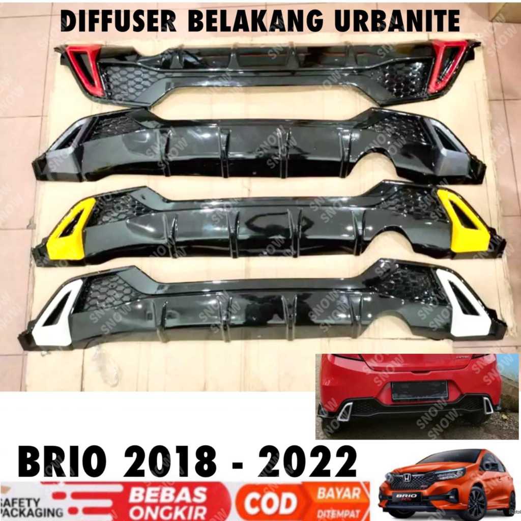 Jual Diffuser Belakang All New Brio 2018 2020 2022 Up Urbanite RS Satya ...
