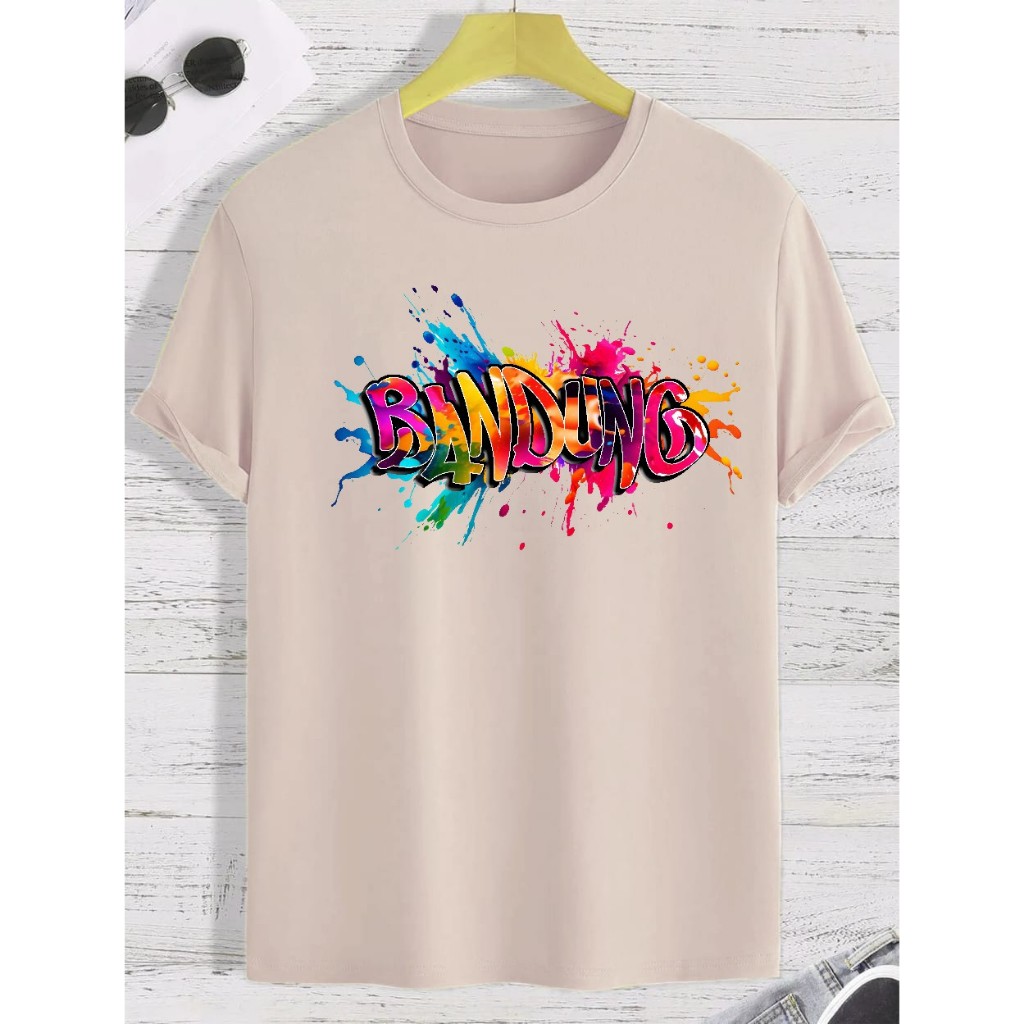 Jual BAJU KAOS TULISAN BANDUNG YANG LEMBUT SERTA BERAGAM WARNA YANG ...