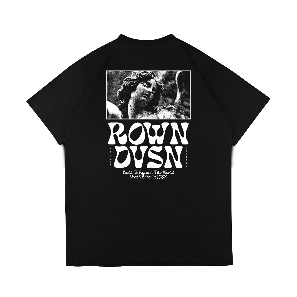 Jual Rown Division Official T-Shirt Black - Rowndvsn Kaos Gardian Hitam ...