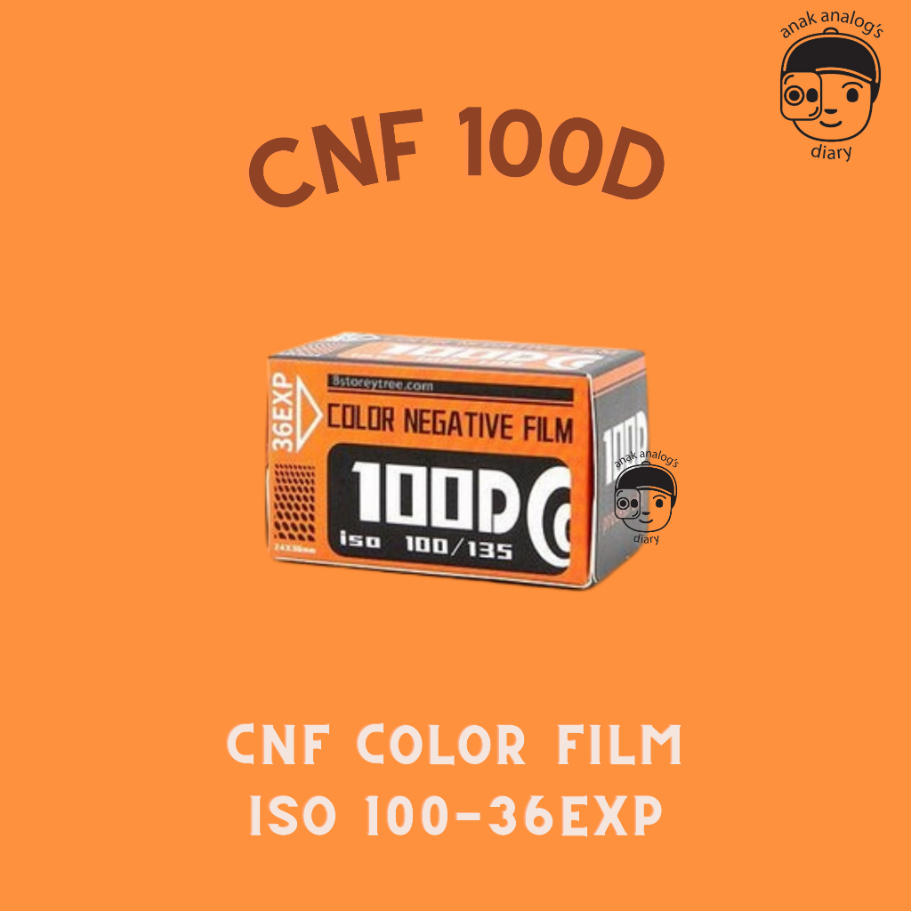 Jual CNF 100D Daylight EI 100D 35mm Film Roll Film 35mm ISO 100 36exp ...