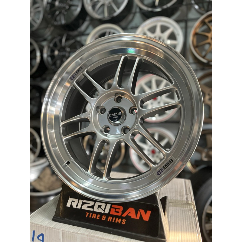 Jual velg rpf r18 hyper silver lip polish pcd 5x114 kondisi baru ...