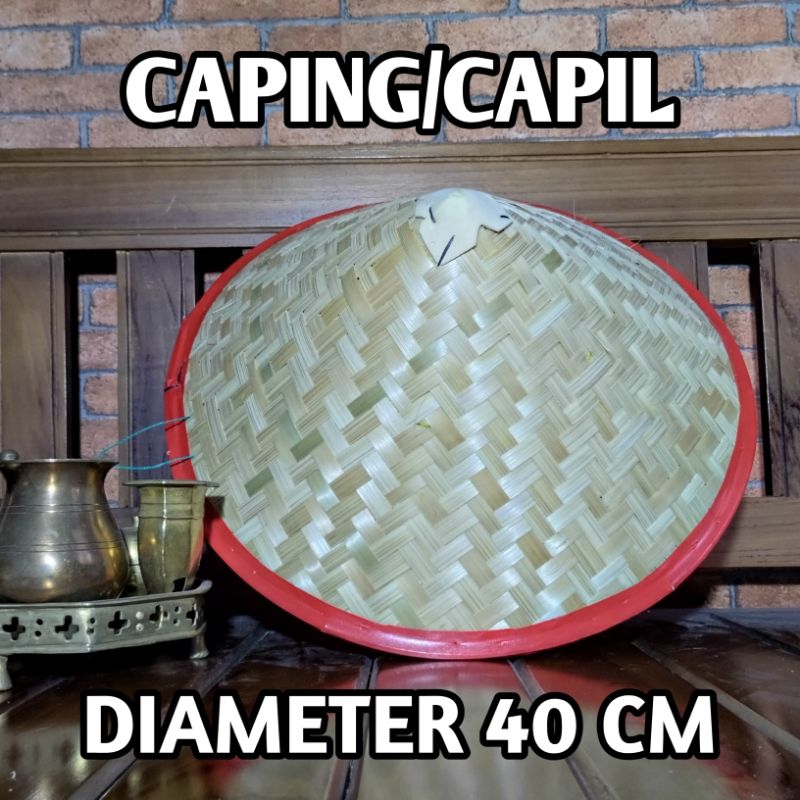 Jual caping bambu/caping tani/pelindung kepala/media lukis ANYMN Brkah ...