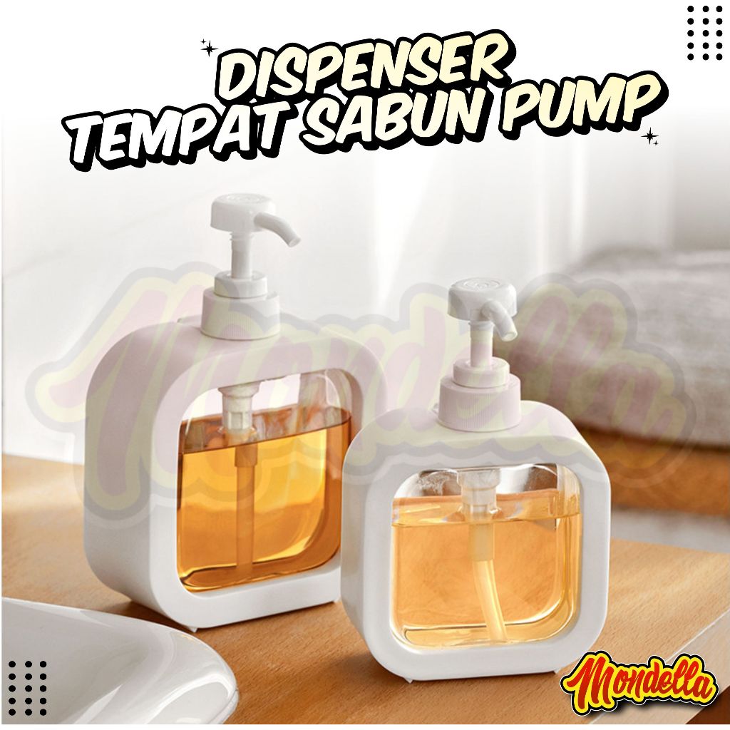 Jual Dispenser Tempat Sabun Pump 300ml 500ml Minimalis Botol Korea ...