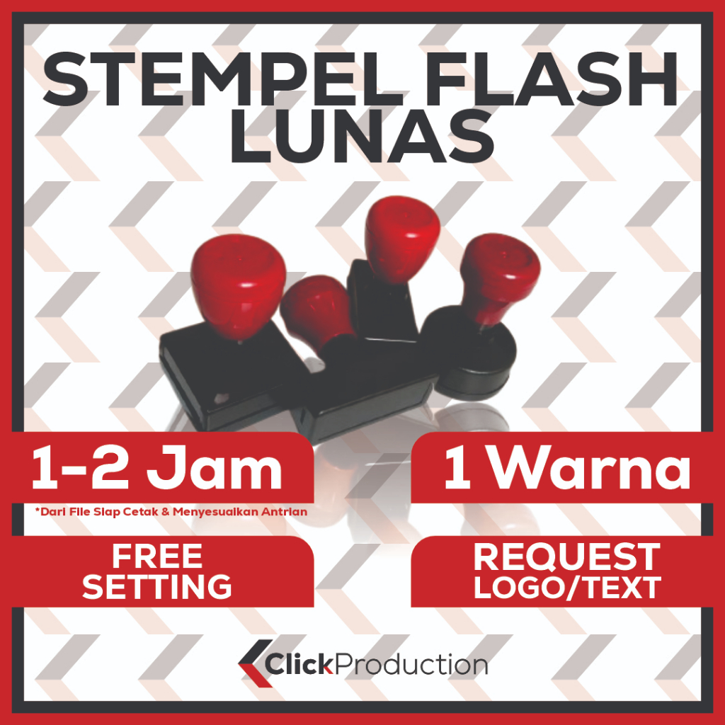 Jual STEMPEL FLASH / STEMPEL OTOMATIS LUNAS | Shopee Indonesia