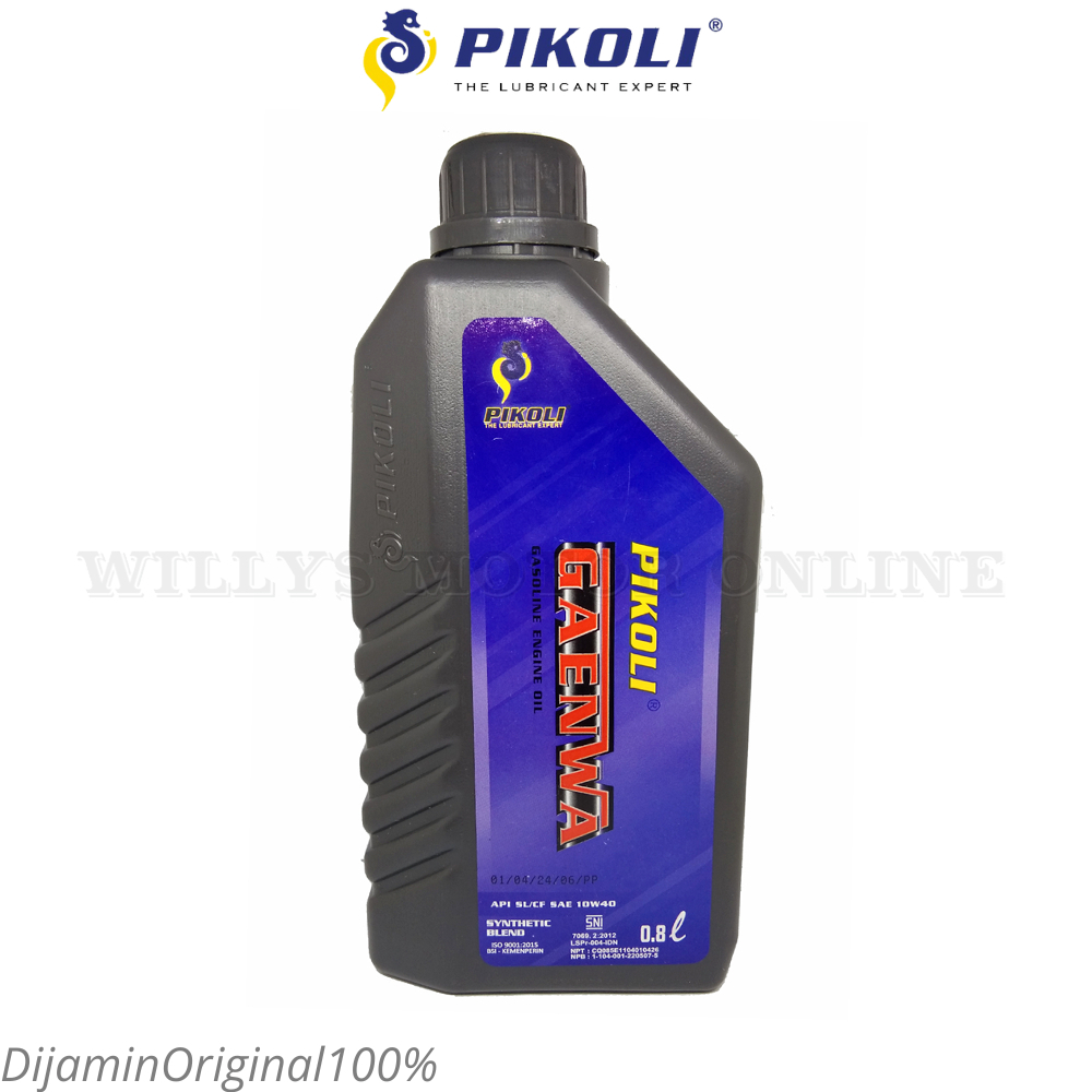Jual Oli Pikoli Gaenwa 10W-40 4T 800ML / Oli Motor Pikoli 4T | Shopee ...