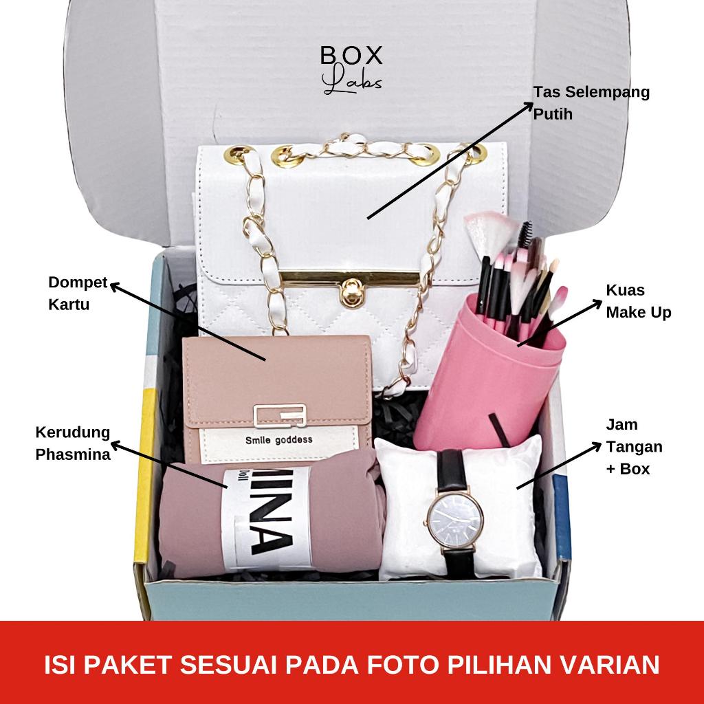 Jual BOXLABS - Hampers Kado Kerudung Phasmina | Hampers Kado Ulang ...