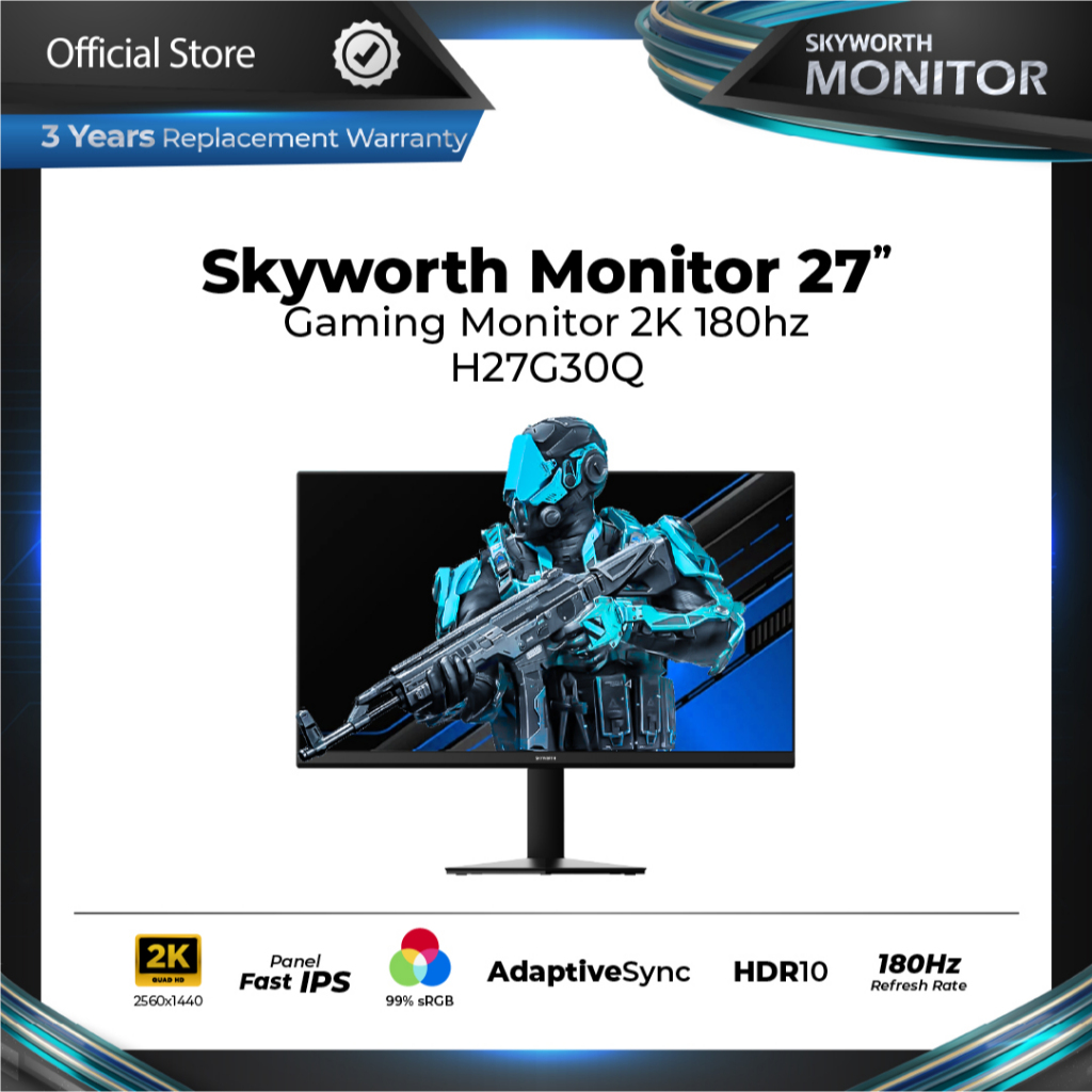 Jual Skyworth Monitor 27 Inch 2K 180HZ H27G30Q | Shopee Indonesia