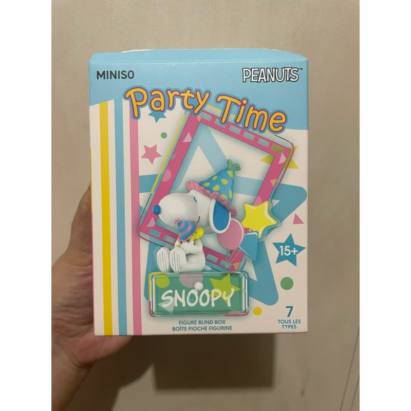 Jual Miniso Snoopy Party Time Blindbox | Shopee Indonesia