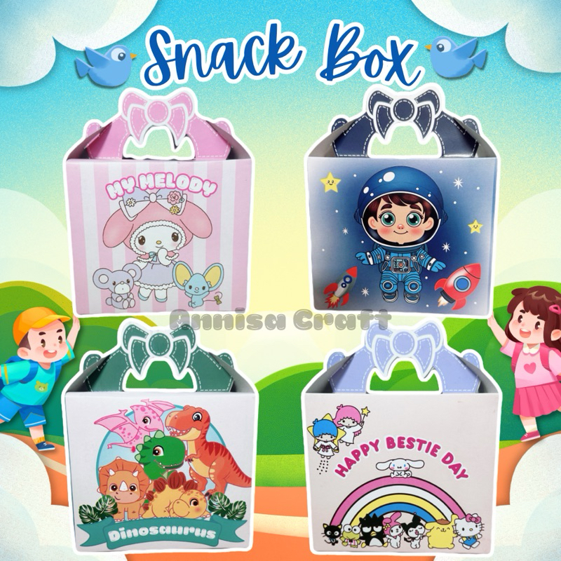 Jual Snack Box Anak Ultah, Aqiqah, Souvenir (Isi 10 pcs) | Shopee Indonesia