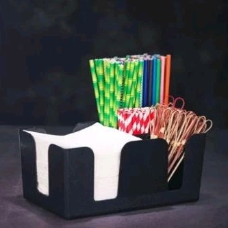 Jual Bar Caddy / Rak 6 Compartment / Alat Bar Tempat Tisu Tissue Meja ...