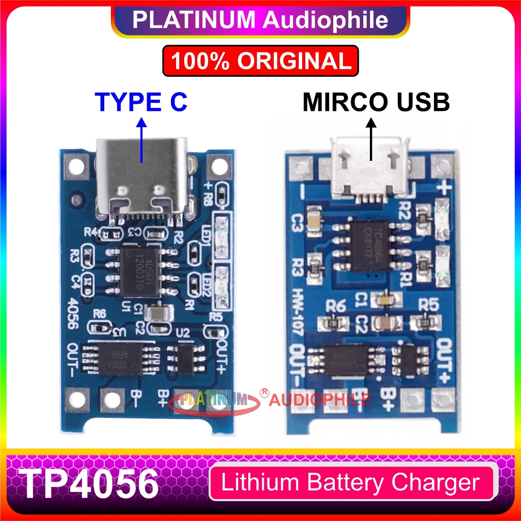 Jual TP4056 Lithium Li-ion 18650 Baterai Charger Protection Modul BMS ...