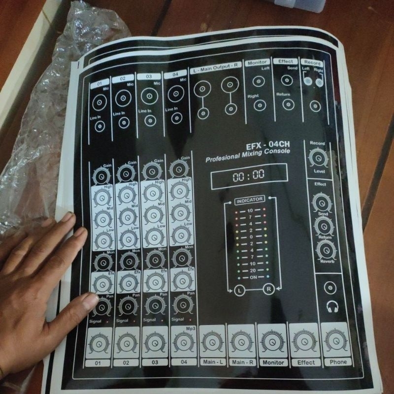 Jual Stiker Mixer 4CH | Shopee Indonesia