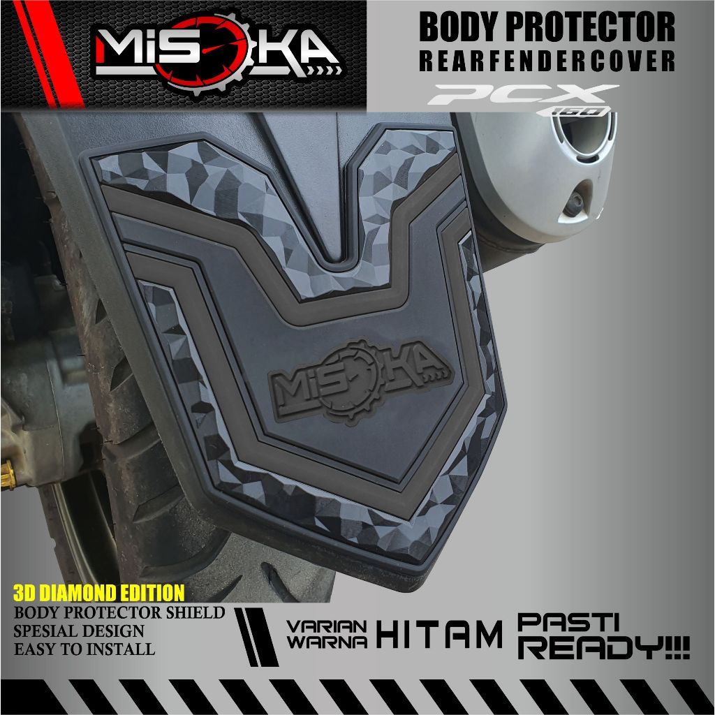 Jual Misoka Rear Fender Cover Pcx 160 Aksesoris Motor Honda Pelindung ...