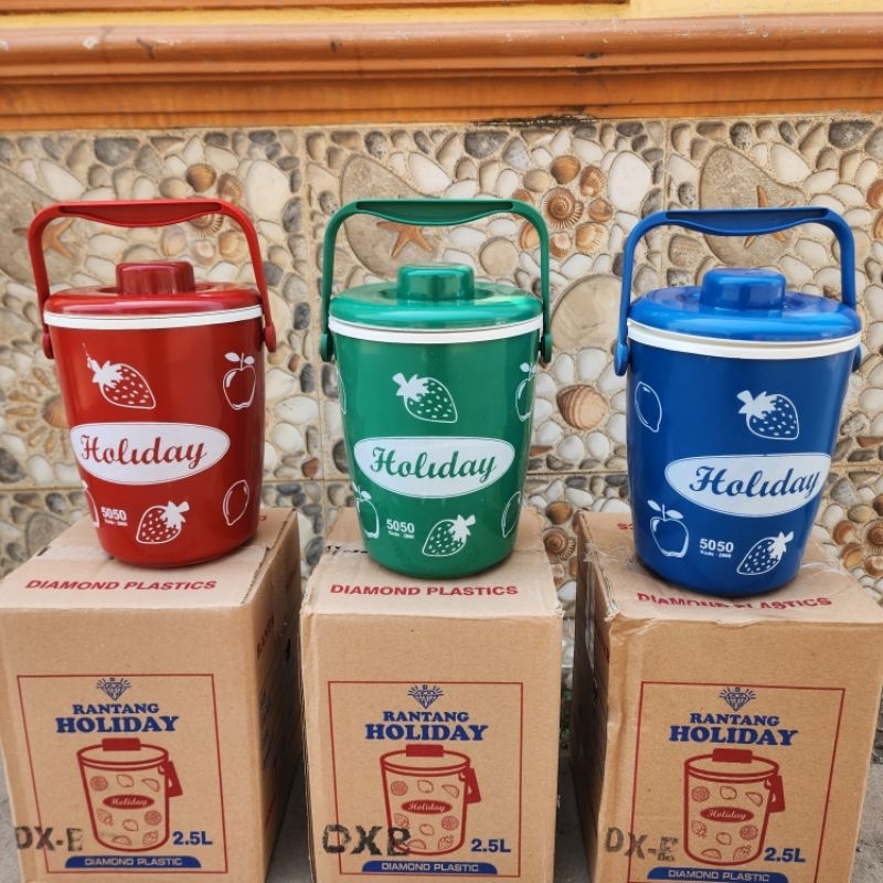Jual Rice Bucket mini 2,5 Liter Termos Es /Termos nasi Makanan/Rantang ...