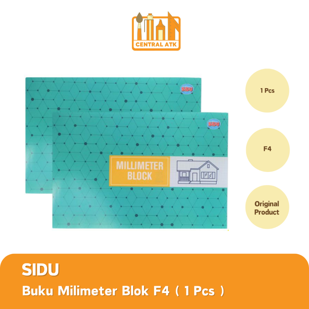Jual BUKU MILIMETER BLOCK / MILIMETER BLOK F4 SIDU | Shopee Indonesia
