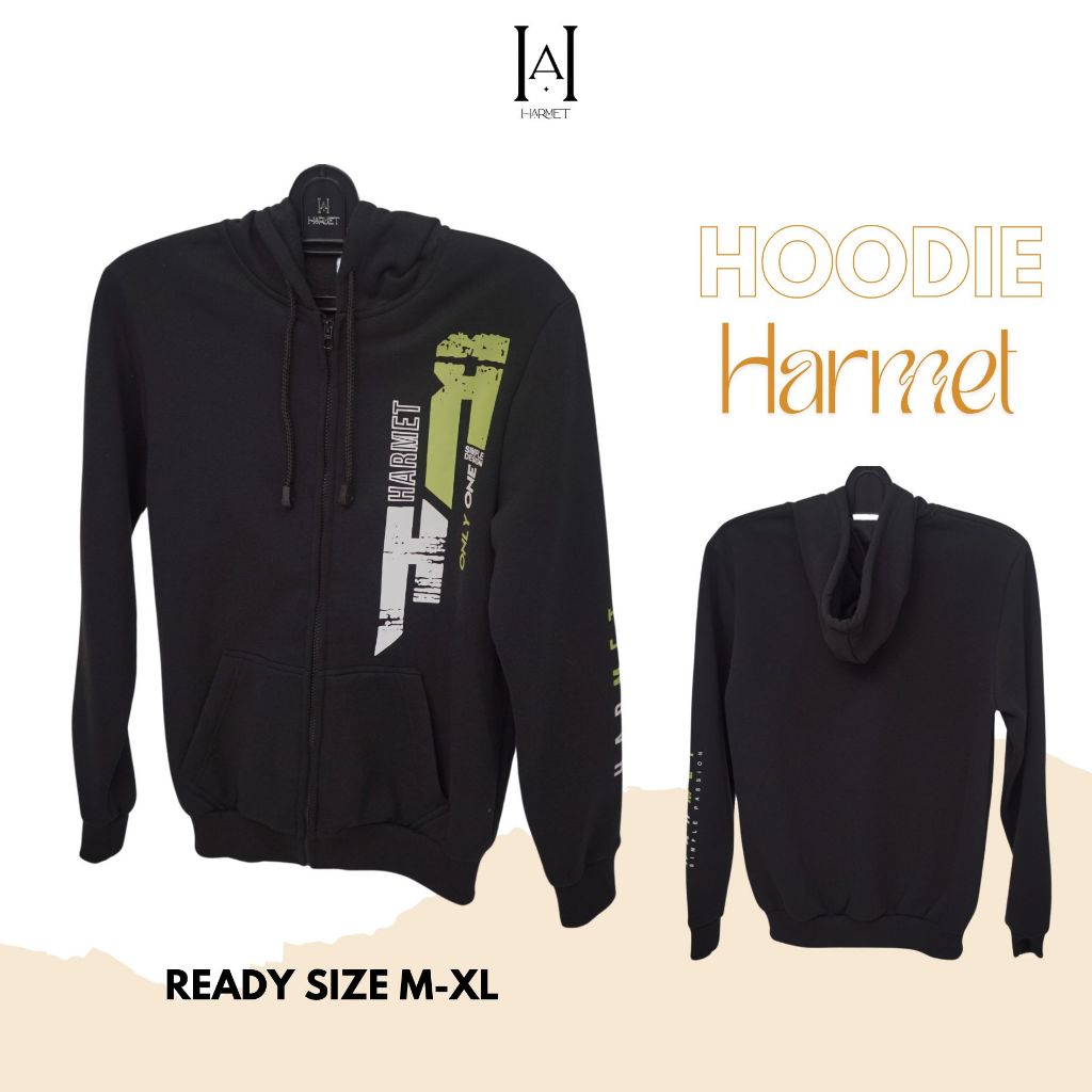 Jual HARMET Hoodie Zipper Harmet Premium Limited Edition Unisex ...