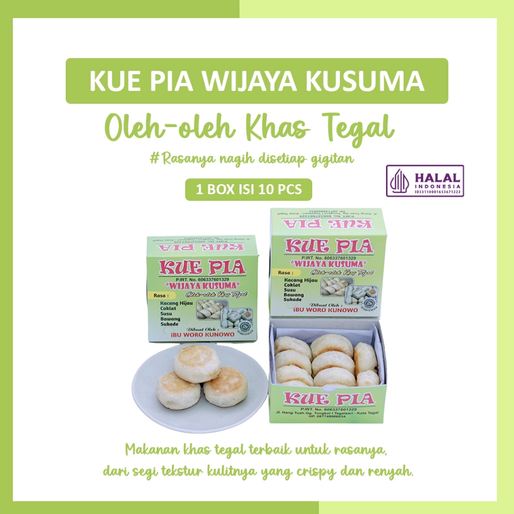 Jual Kue Pia Rasa Mix / Laktopia / Kue Pia Tegal ( Latopia Oleh-oleh ...