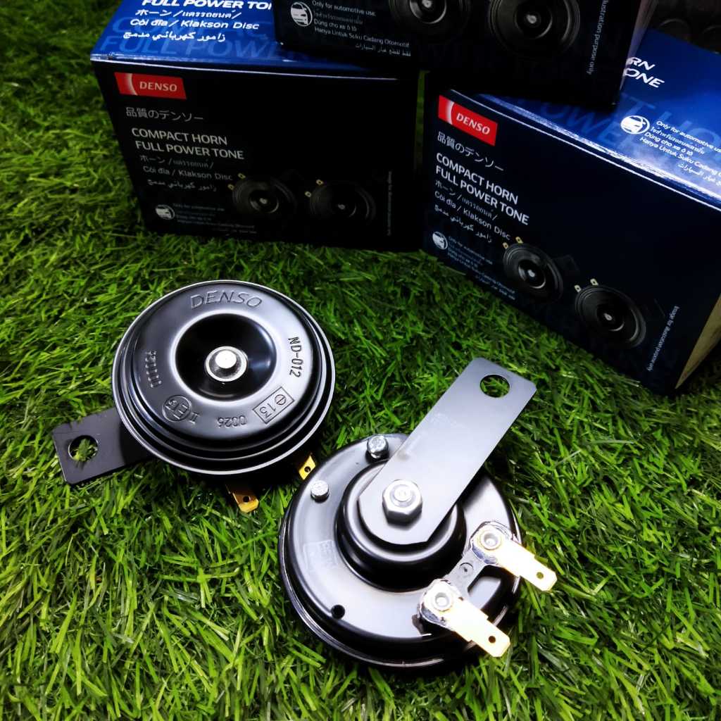 Jual KLAKSON DENSO TWIN DISC 12VOLT SET 2PCS ORIGINAL DENSO UNIVERSAL ...