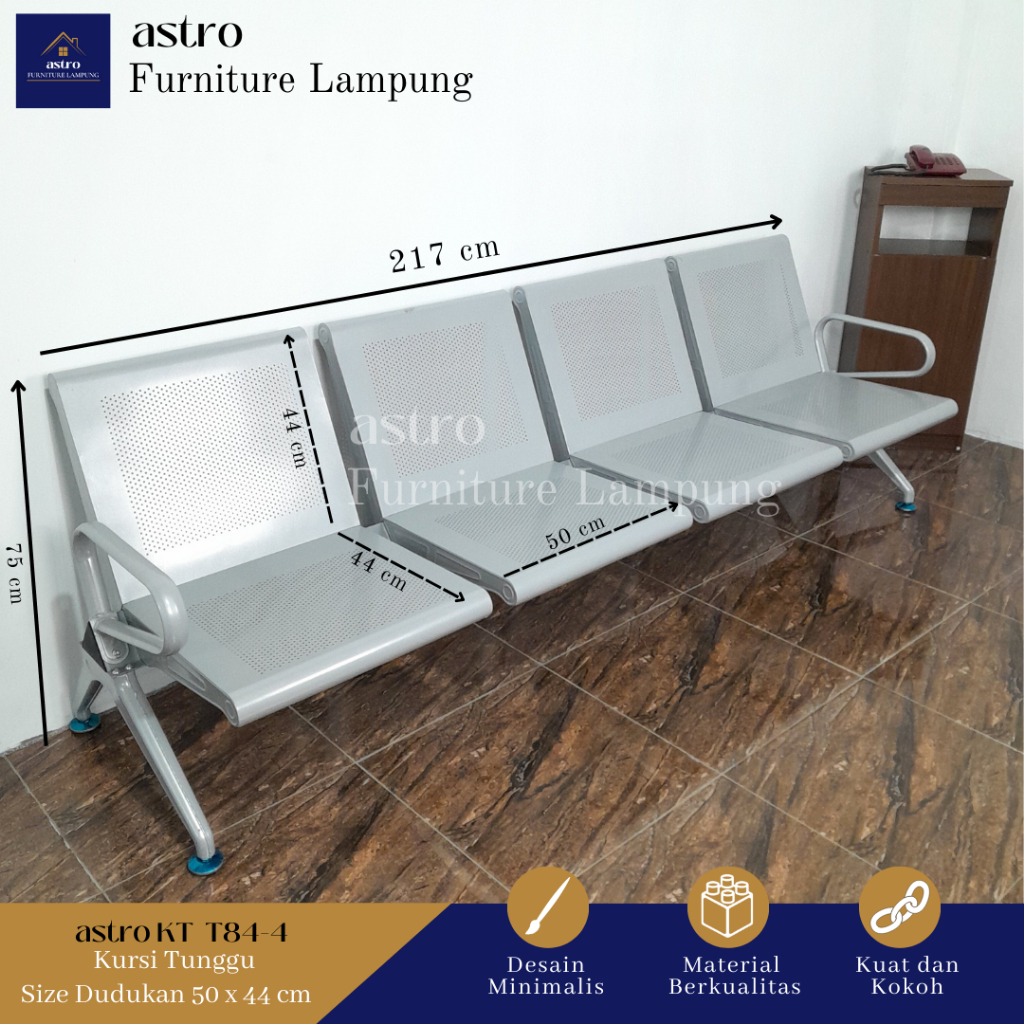 Jual KURSI TUNGGU PASIEN / KURSI TUNGGU BANDARA STEEL BERKUALITAS ...