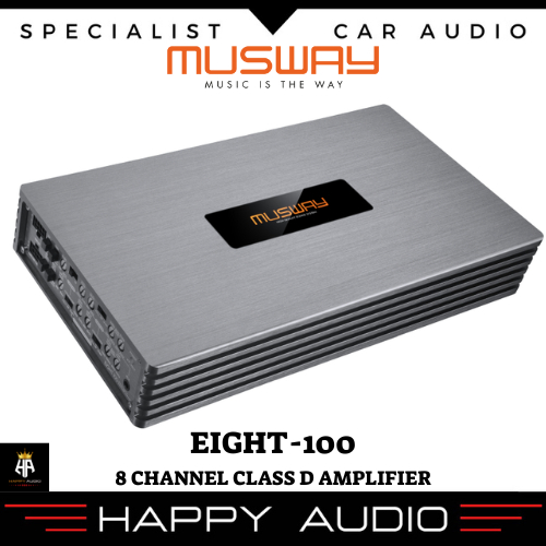 Jual Power Amplifier 8 Channel MUSWAY EIGHT-100 8-Channel Full Range Class D Amplifier ORIGINAL ...