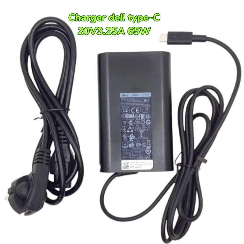 Jual Adaptor/charger laptop dell type-C 20V3.25A 65W new | Shopee Indonesia