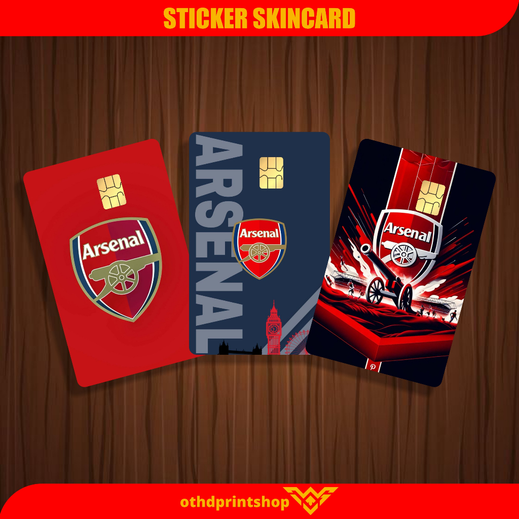 Jual STIKER ATM ARSENAL STICKER SKINCARD GARSKIN STIKER ATM EMONEY ...