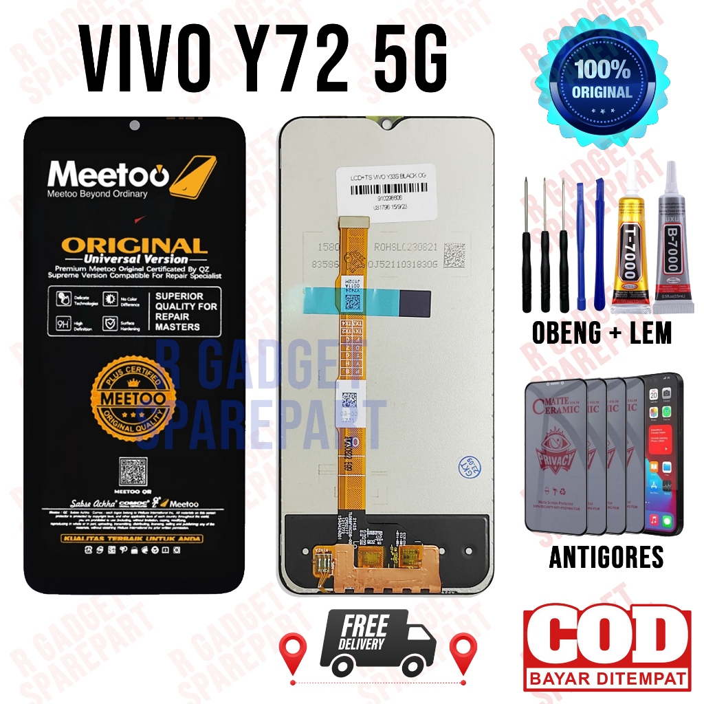 Jual Lcd Vivo Y72 5G Original OEM Quality Lcd Touchscreen Vivo Y72 5G ...